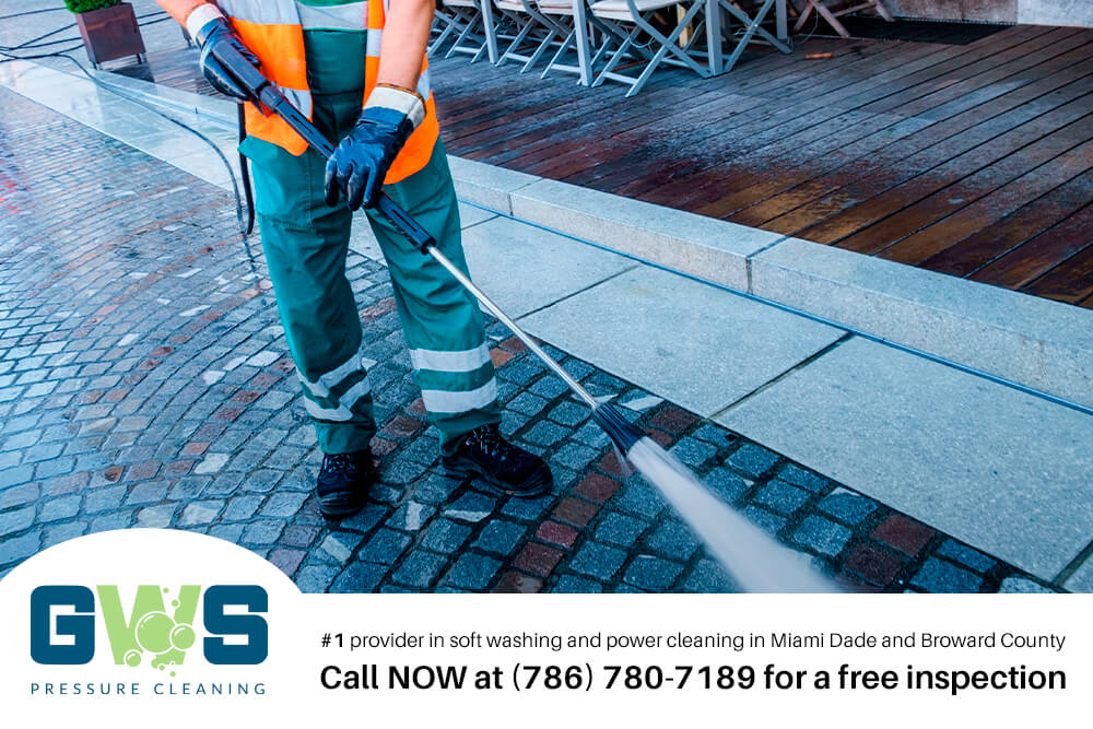 Miami Beach Sidewalk Cleaning | GWS Pressure Cleaning